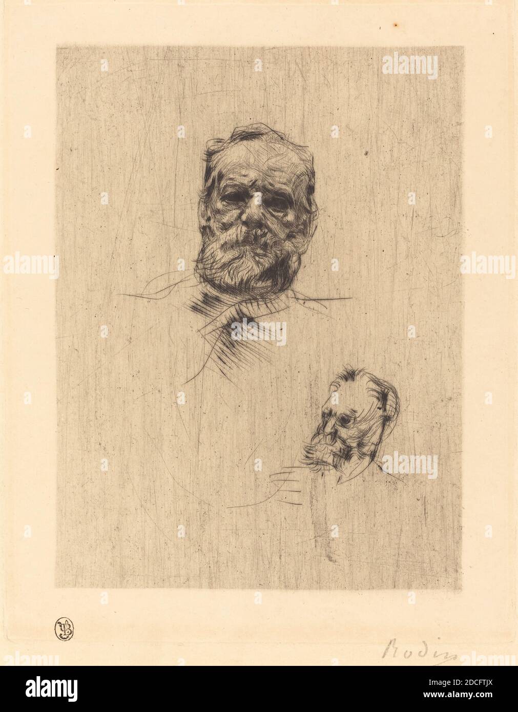 Auguste Rodin, (artist), French, 1840 - 1917, Victor Hugo, De Face ...