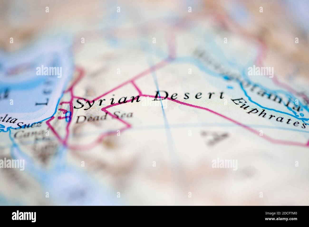 Syrian Desert Map