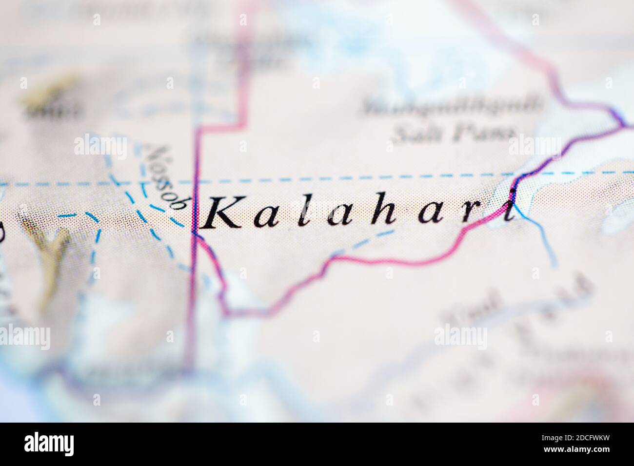 Kalahari Desert Map Location