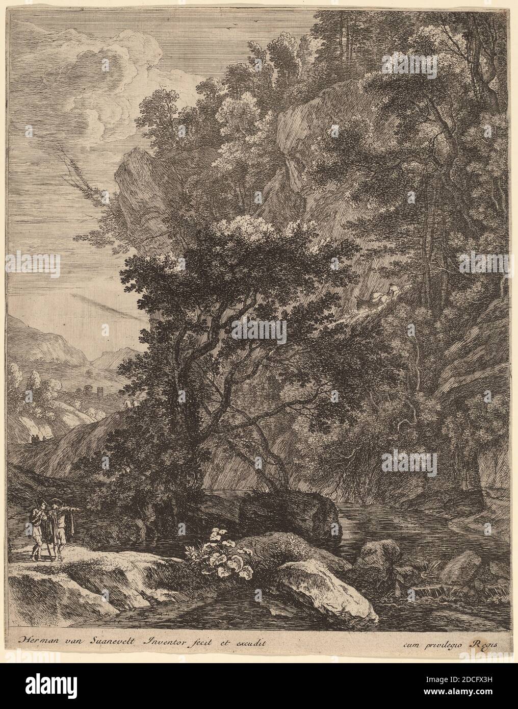 Herman van Swanevelt, (artist), Dutch, c. 1600 - 1655, The Mountain ...