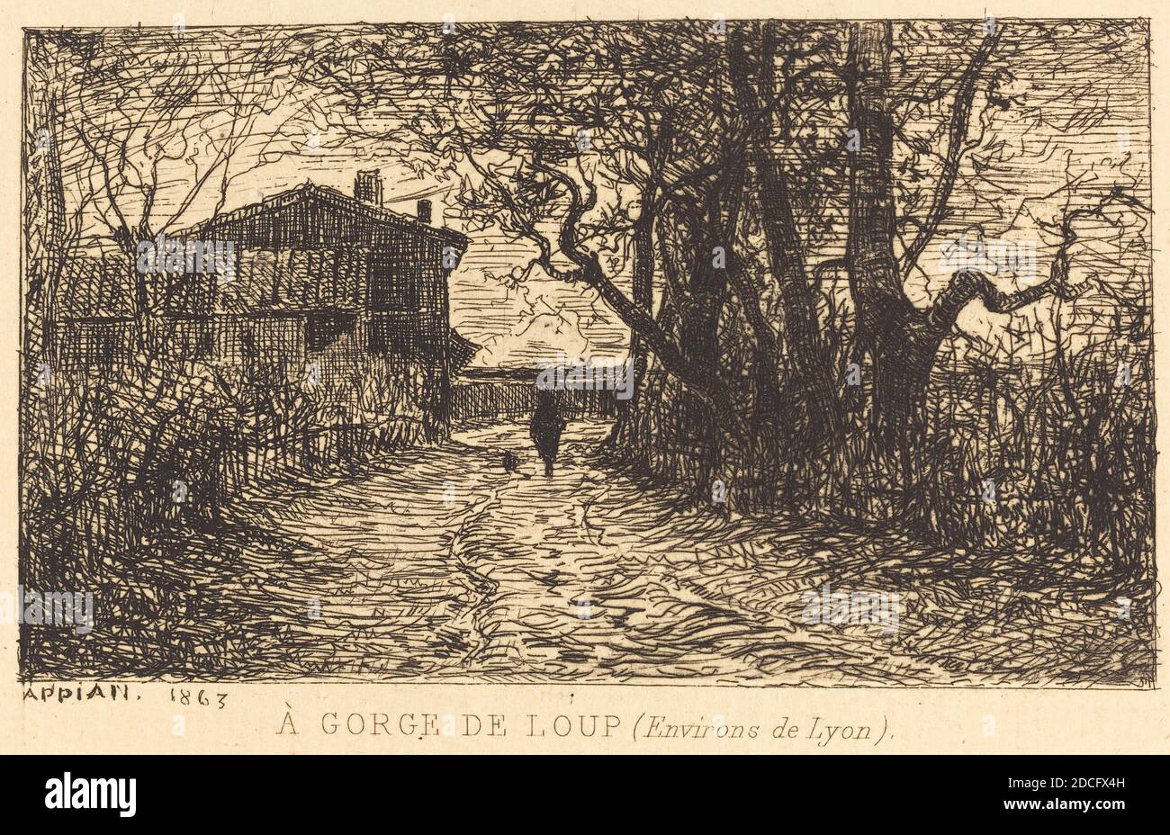 Adolphe Appian, (artist), French, 1818 - 1898, A Gorge de Loup, 1863 ...