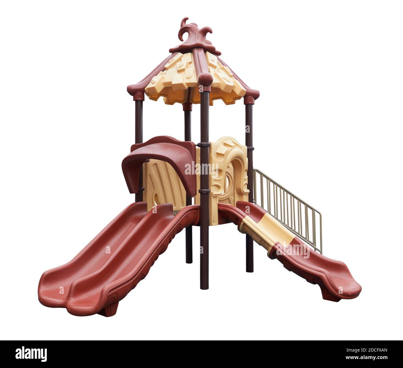 Playground for children isolated on white background Stock Photo - Alamy