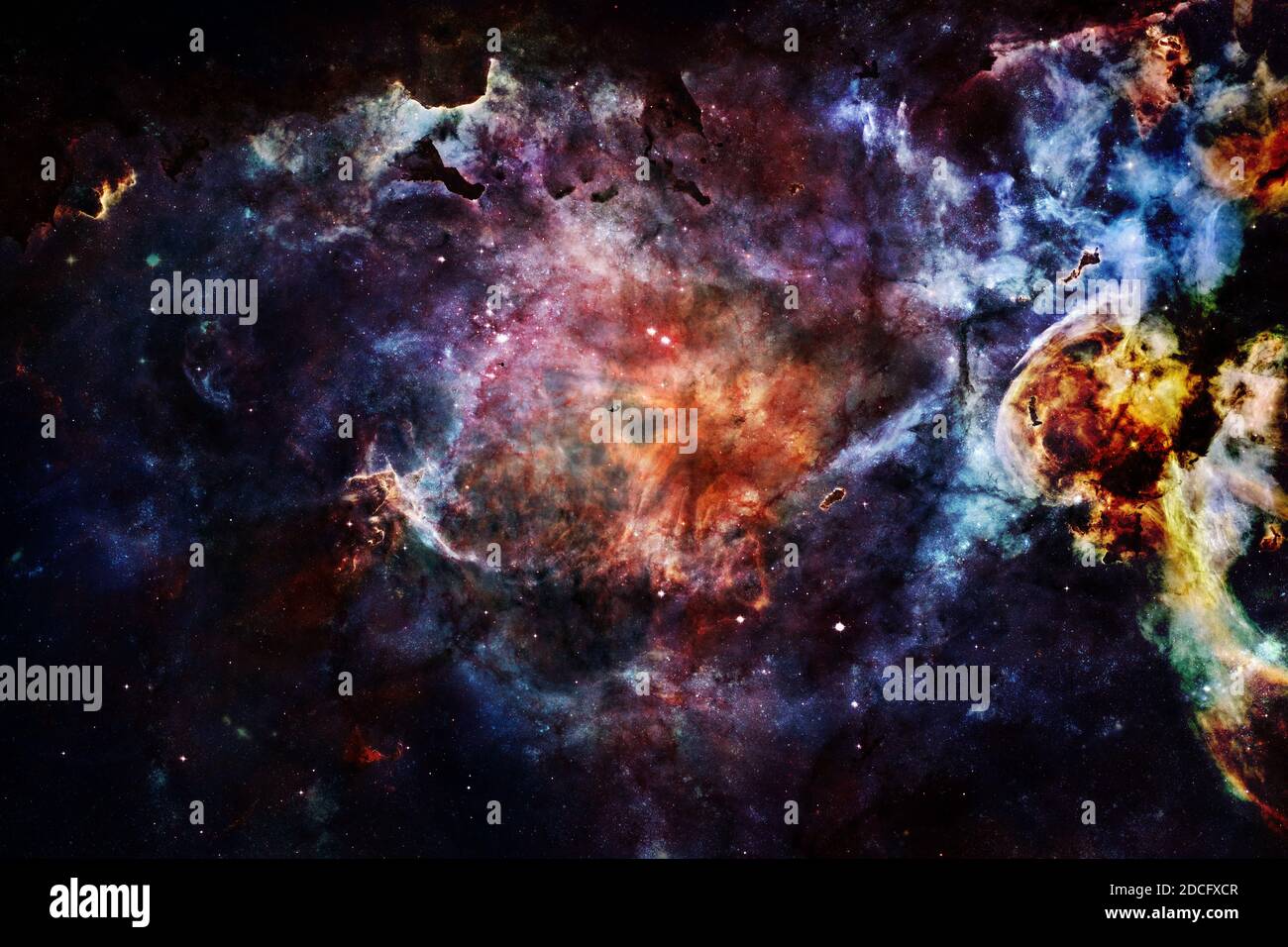 Beautiful galaxy somewhere in deep space. Cosmic wallpaper. Elements of ...