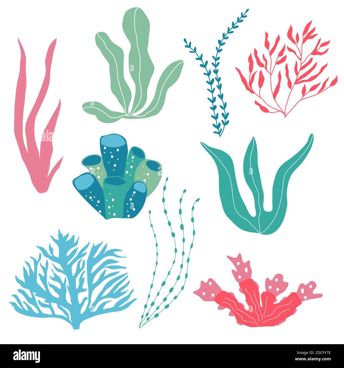 Coral sea reef nursery Stock Vector Images - Alamy