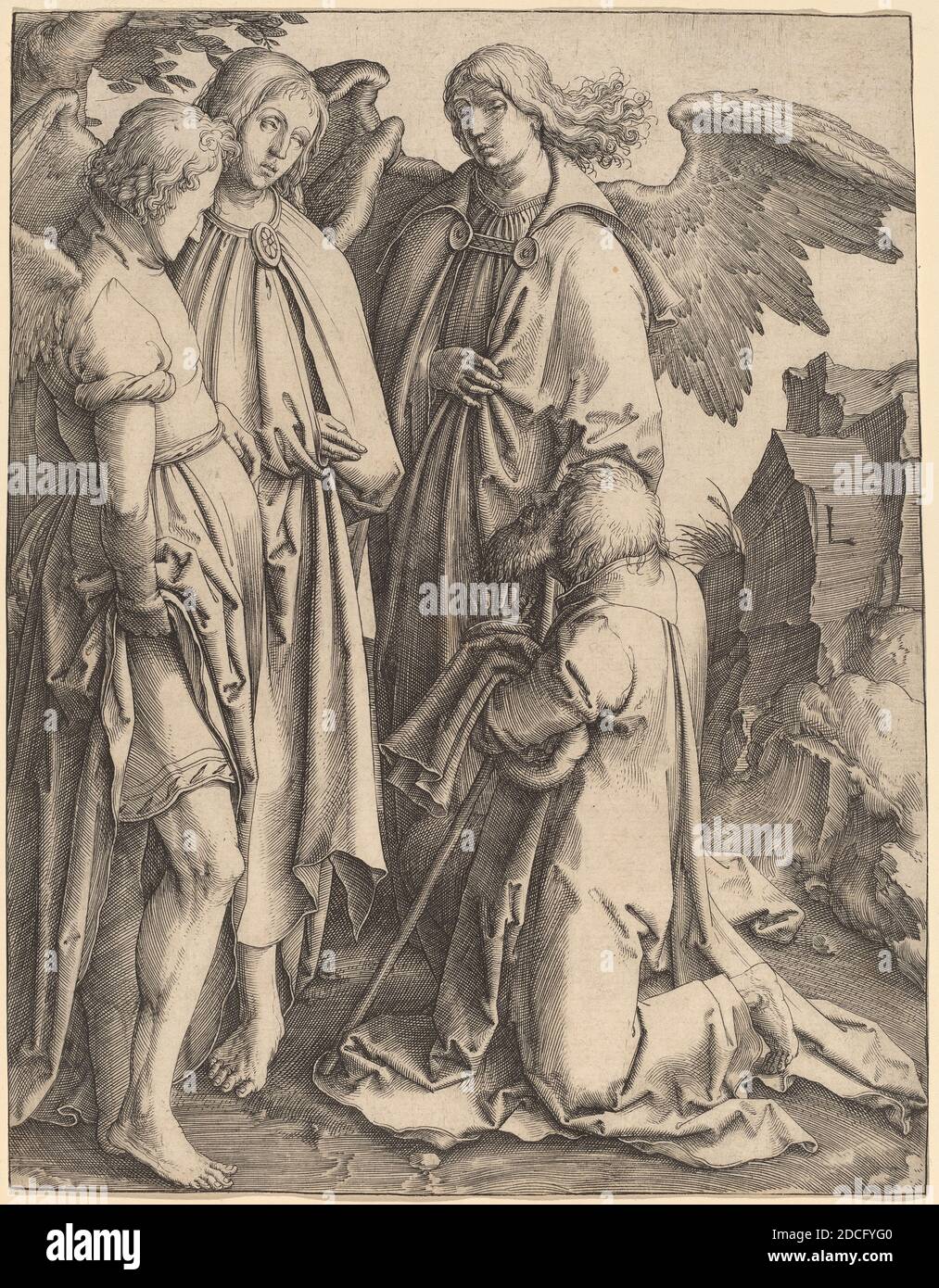 Three angels with abraham hi-res stock photography and images - Alamy