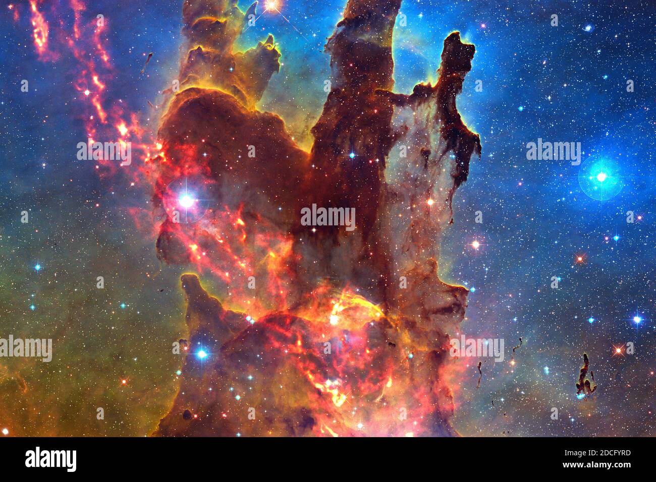 Awesome of endless cosmos. Science fiction wallpaper. Elements of this ...