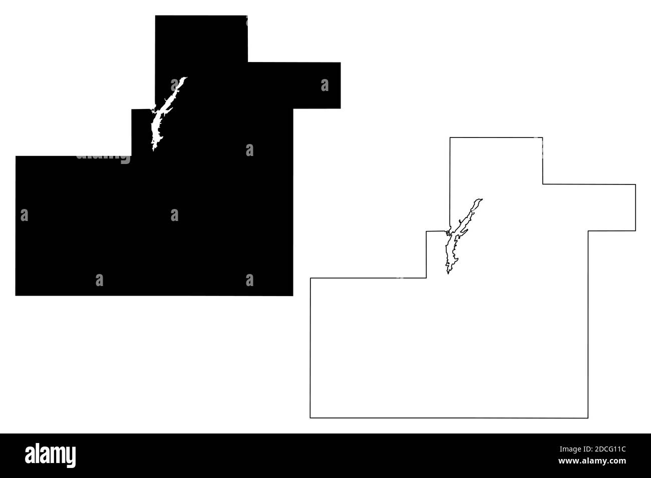 Map of atoka hi-res stock photography and images - Alamy