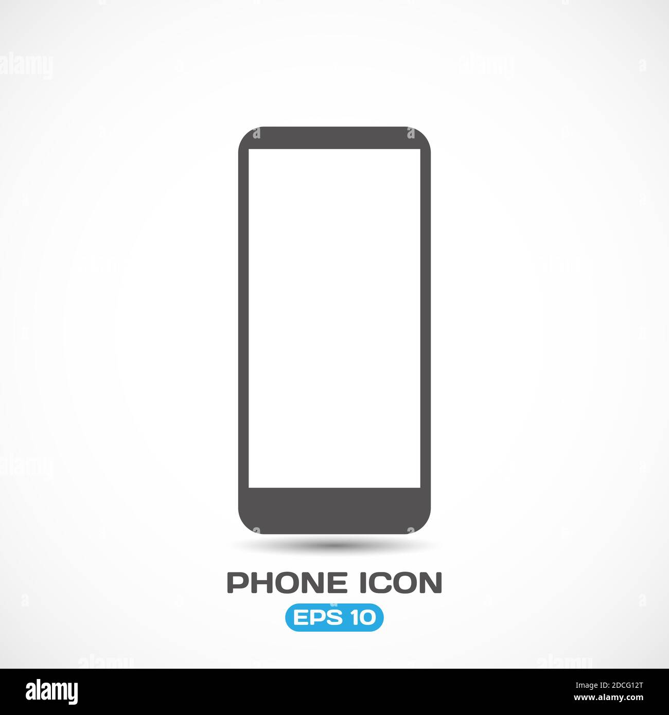 Flat Style Modern Phone Icon Illustration Stock Photo - Alamy