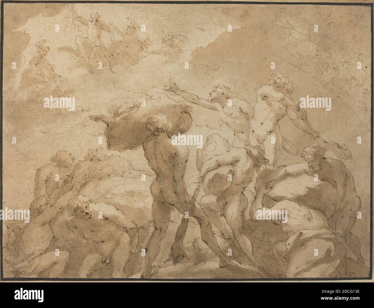 Jan Luyken, (artist), Dutch, 1649 - 1712, Battle of the Gods and Giants ...