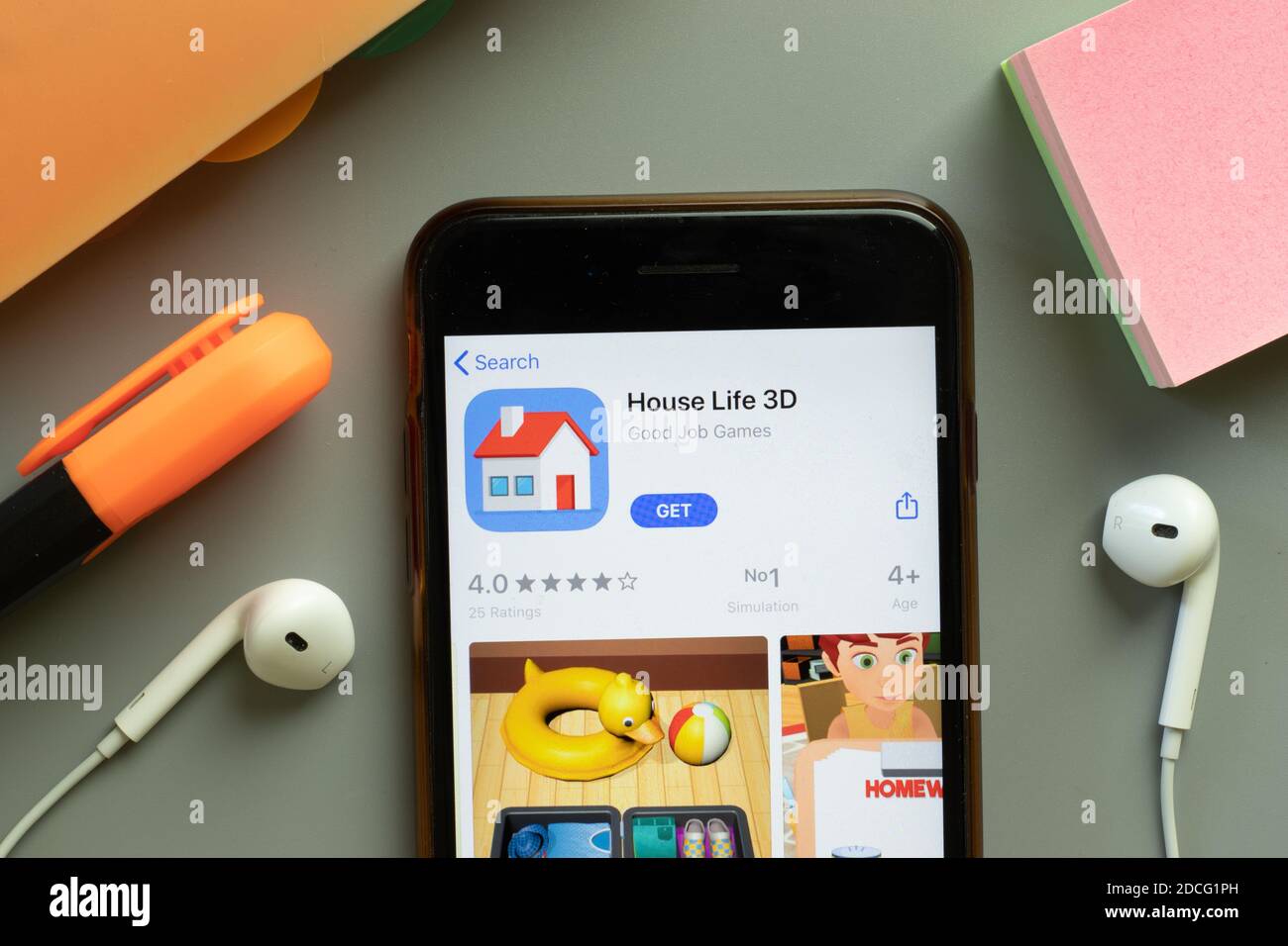 New York, United States - 7 November 2020: House Life 3D app store logo ...