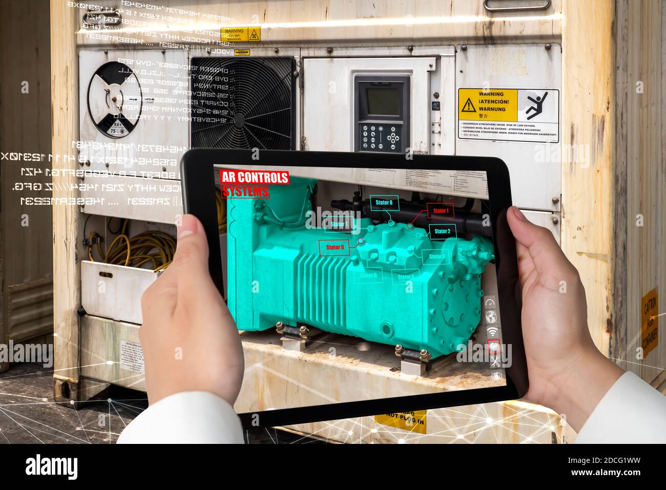 Container inspection software hi-res stock photography and images - Alamy