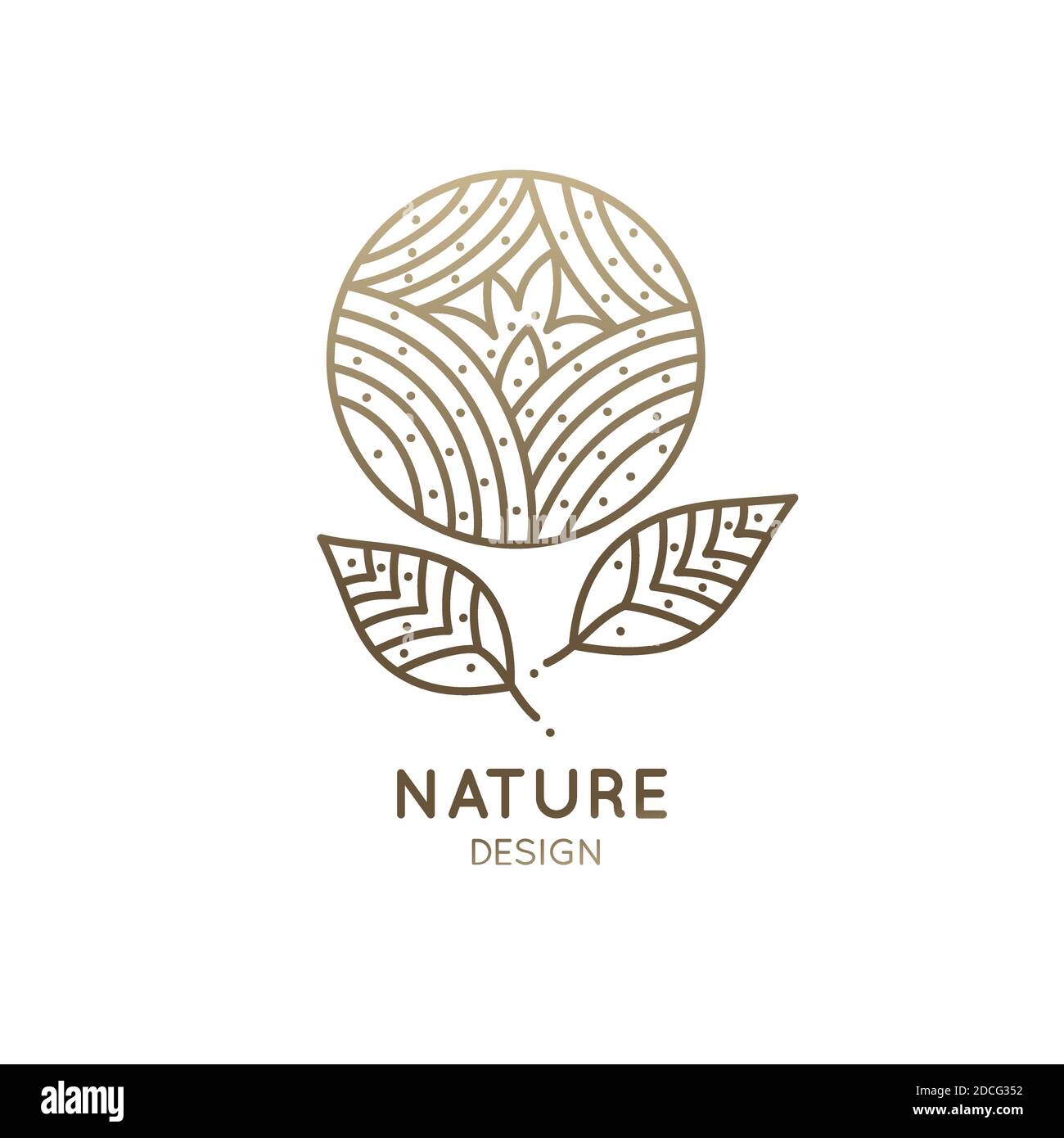 Logo round flower Stock Vector Image & Art - Alamy
