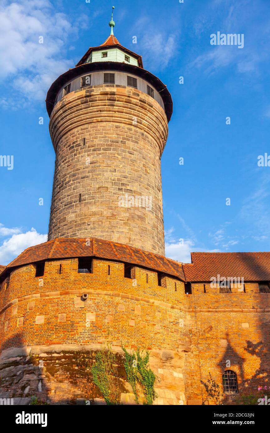Sinwell Tower, Nuremberg Castle, Nuremberg, Bavaria, Germany, Europe ...