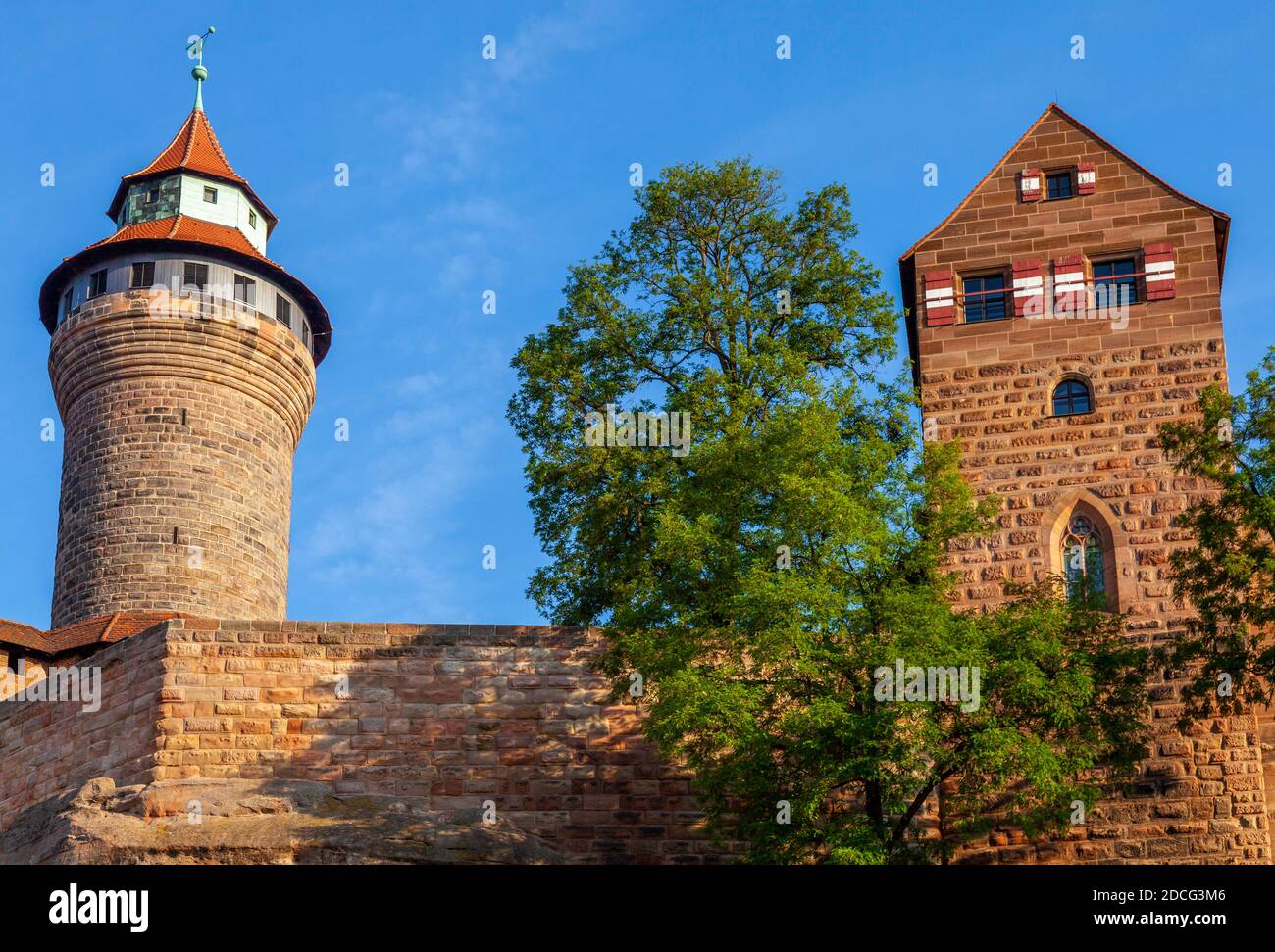 Sinwell Tower, Nuremberg Castle, Nuremberg, Bavaria, Germany, Europe ...