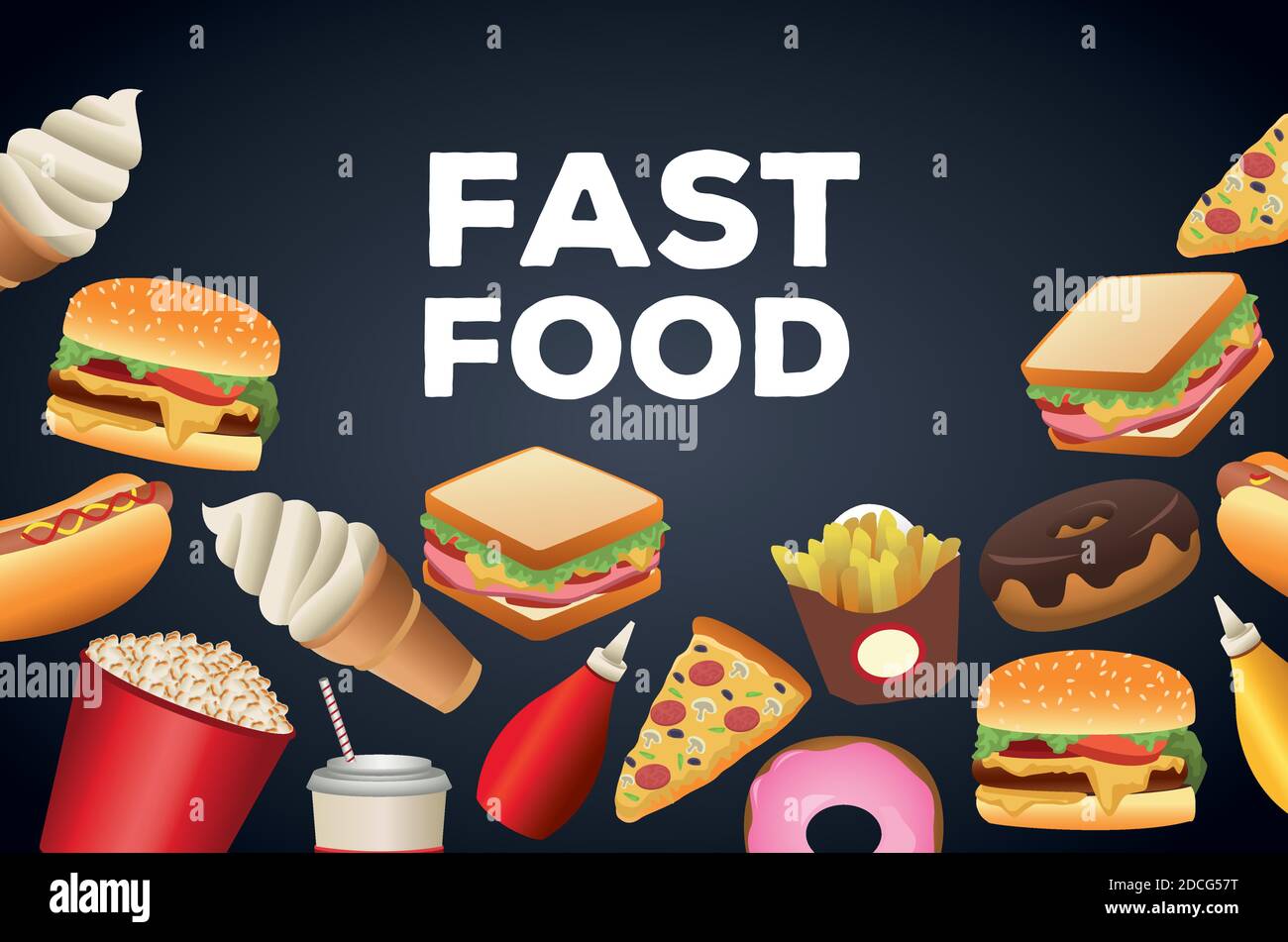 Fast Food Menu Background