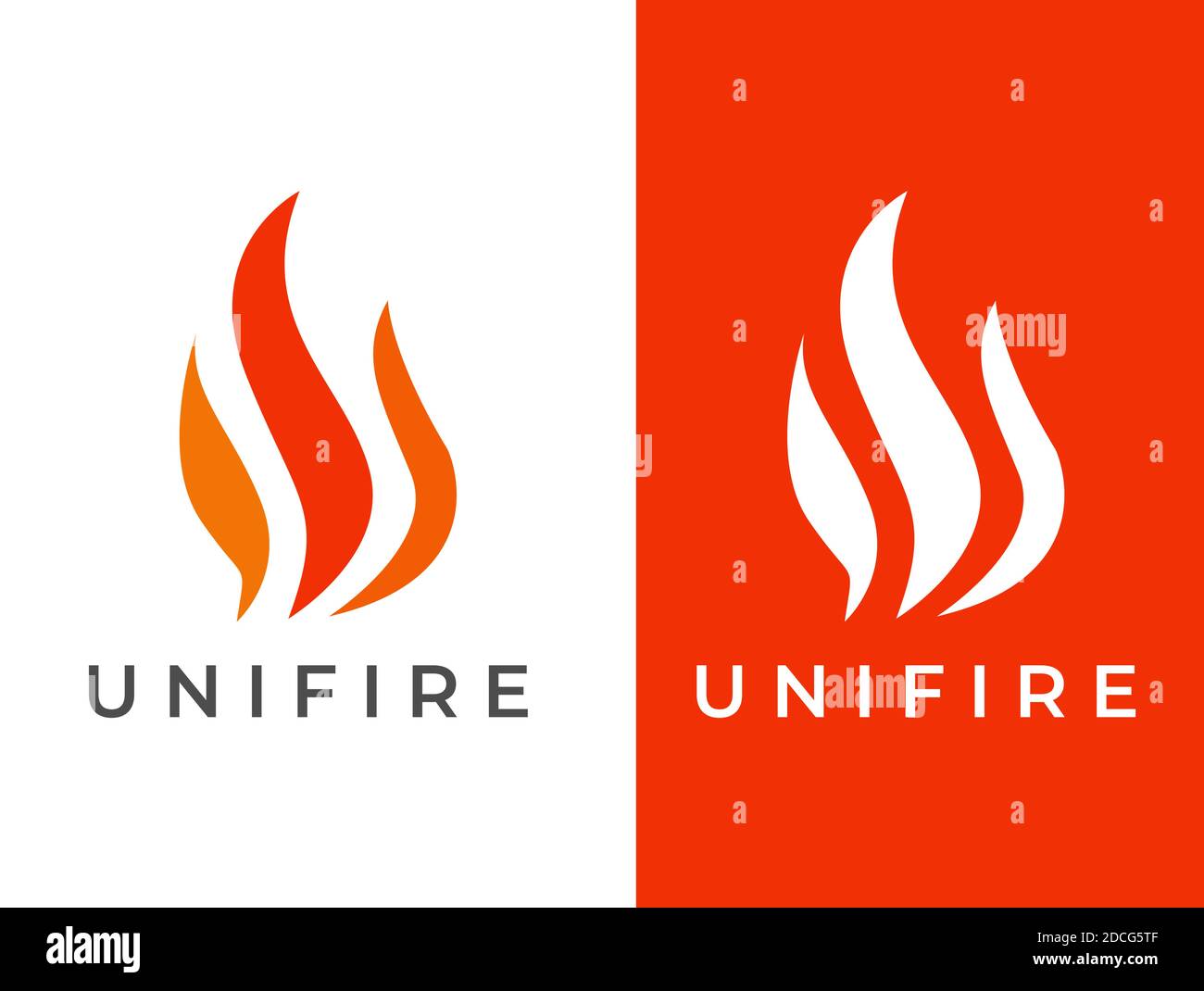 Fire Shape Logo Design Vector Template. Customizable Shape Stock Vector ...