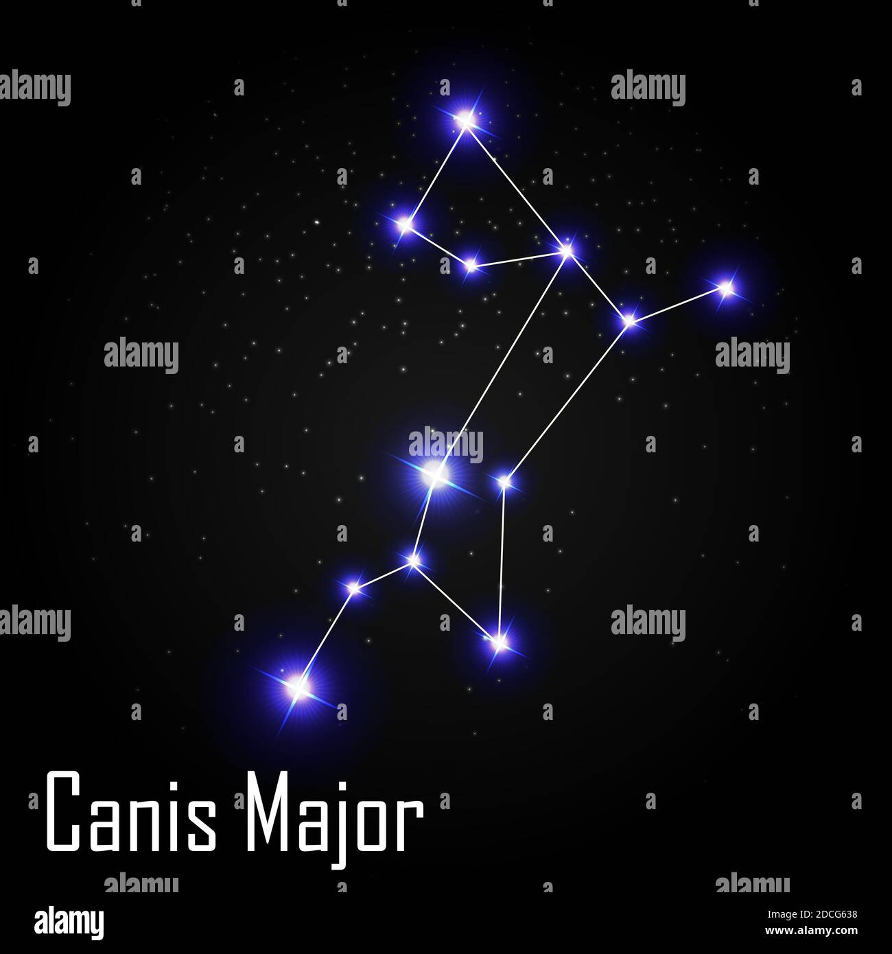 Constellation Canis Majoris And Vt