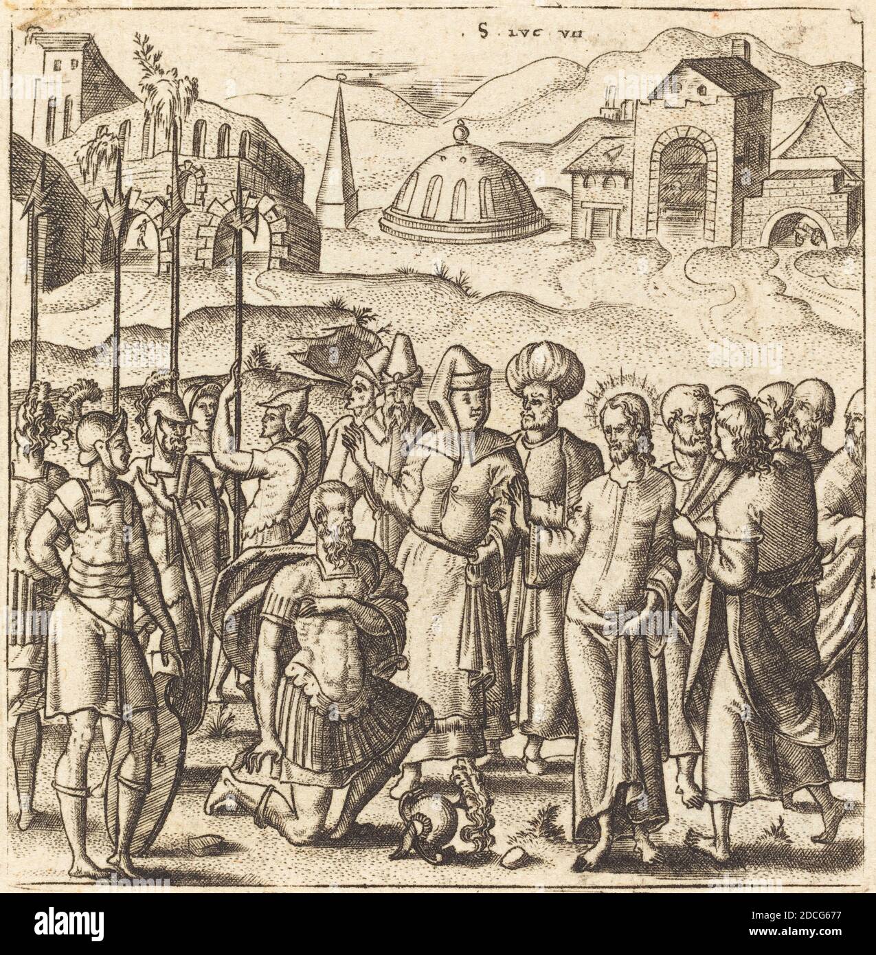 Léonard Gaultier, (artist), French, 1561 - 1641, Christ and the ...