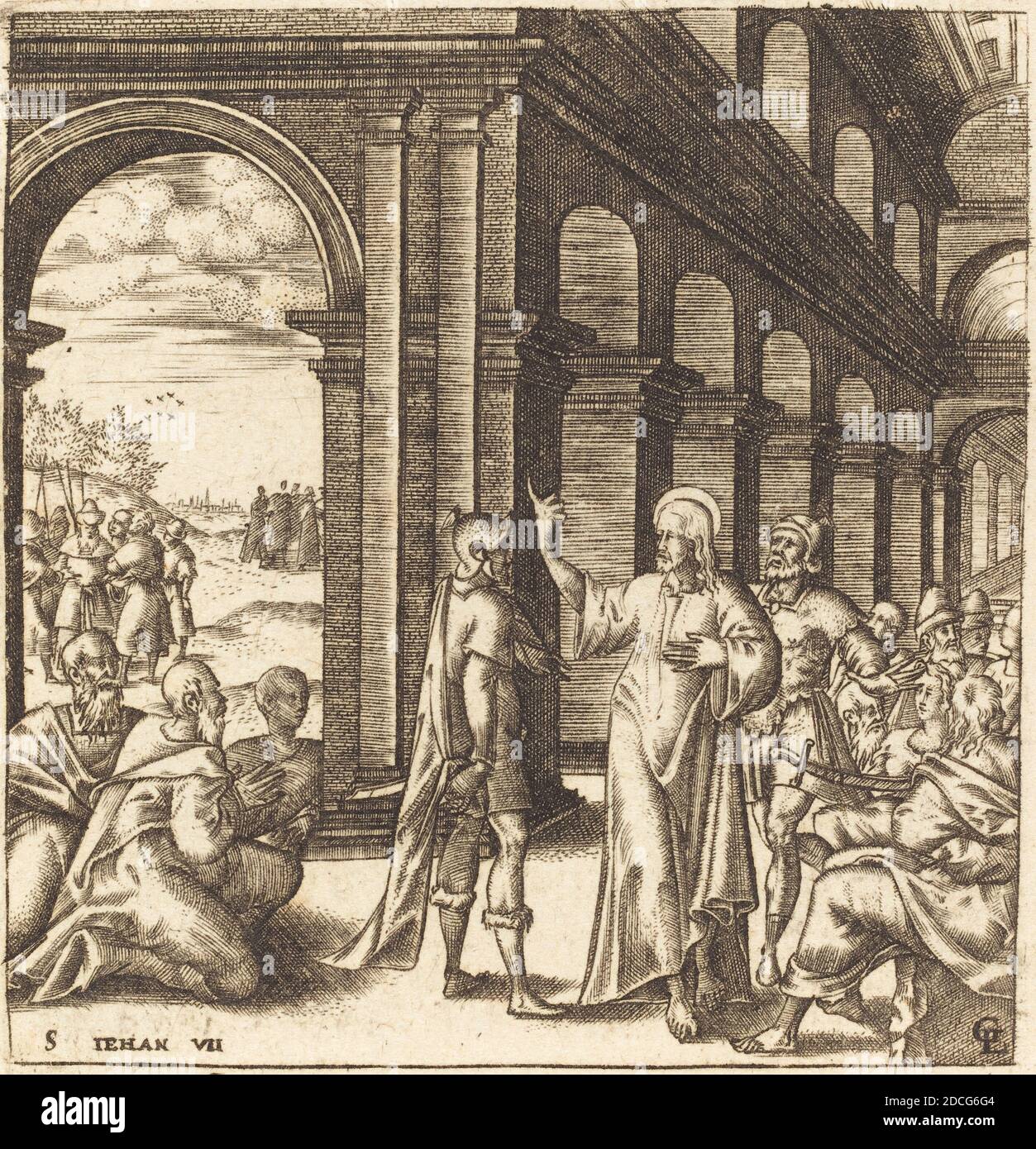 Léonard Gaultier, (artist), French, 1561 - 1641, Christ at the Feast of ...