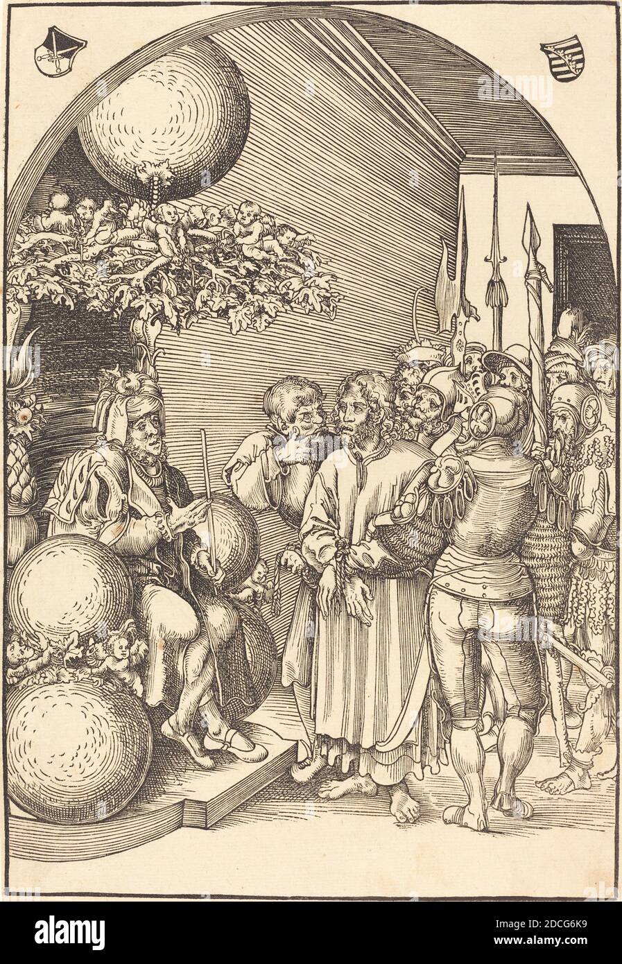 Lucas Cranach the Elder, (artist), German, 1472 - 1553, Christ before Herod, The Passion ...