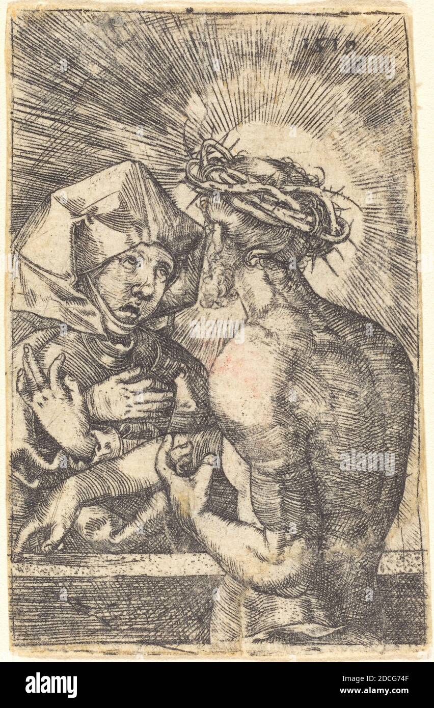 Sebald Beham, (artist), German, 1500 - 1550, Christ Crowned with Thorns ...