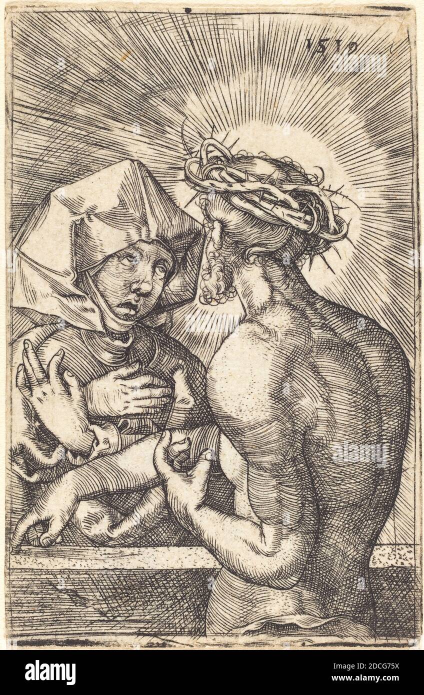 Sebald Beham, (artist), German, 1500 - 1550, Christ Crowned with Thorns ...