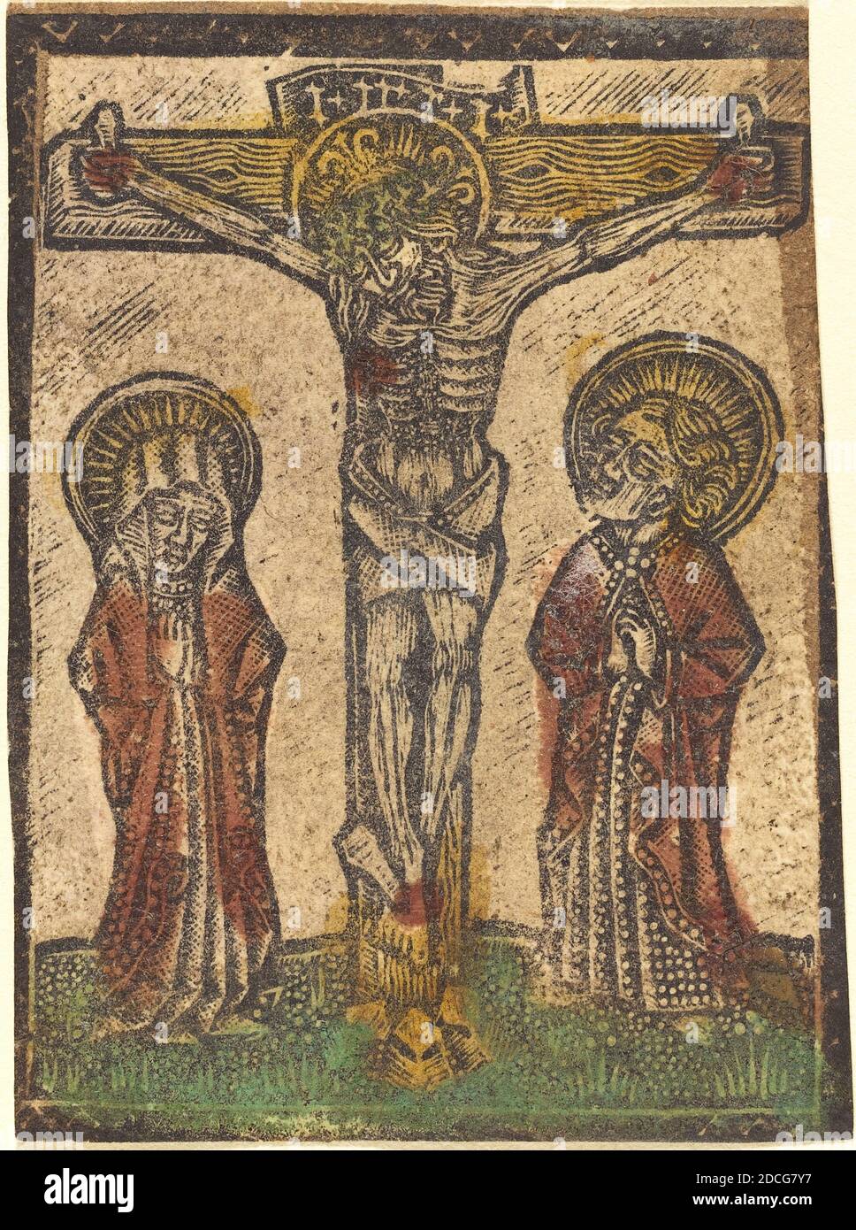 German 15th Century, (artist), Christ on the Cross, 1470/1480, metalcut ...