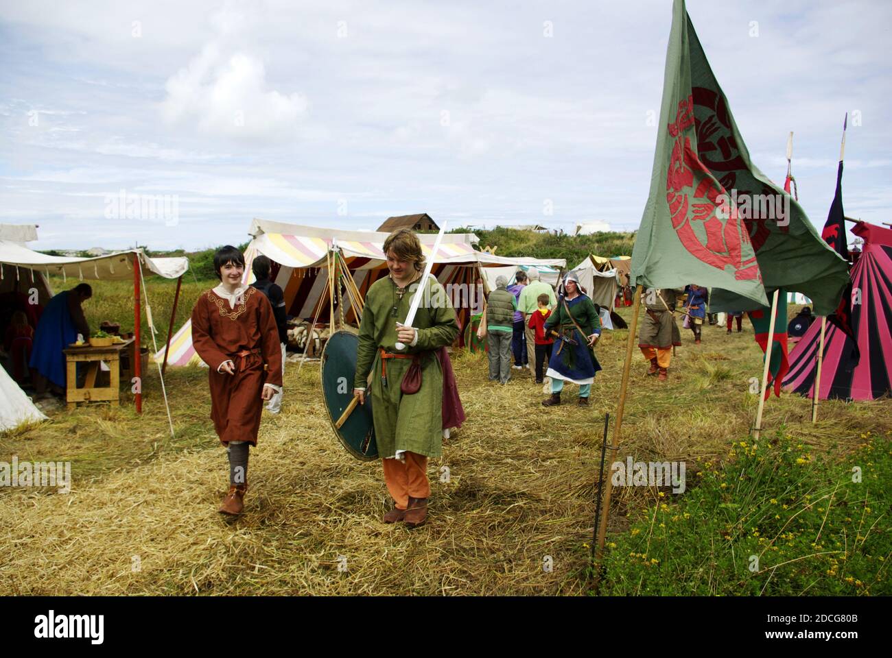 Amlwch Viking Festival Stock Photo - Alamy