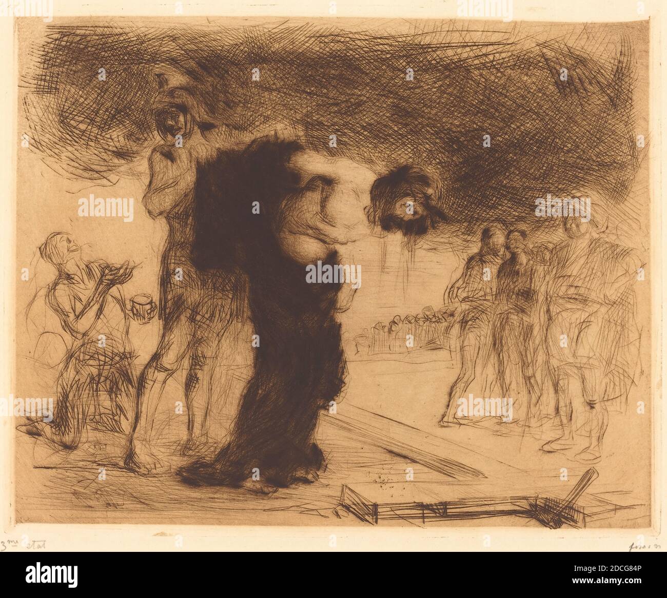 Jean-Louis Forain, (artist), French, 1852 - 1931, Christ Stripped of ...