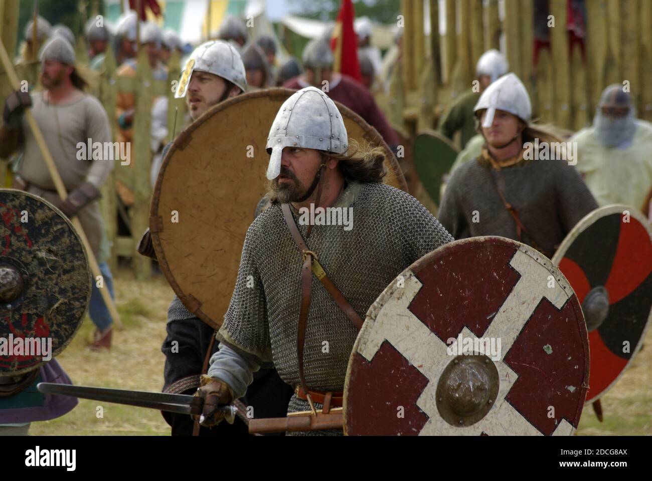 Viking shield wales hi-res stock photography and images - Alamy