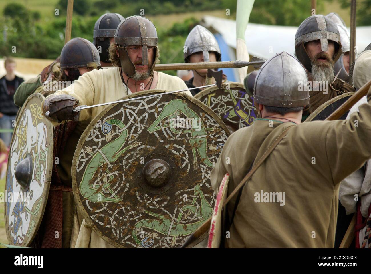 Viking shield wales hi-res stock photography and images - Alamy