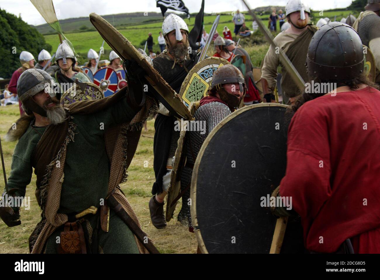 Viking shield wales hi-res stock photography and images - Alamy