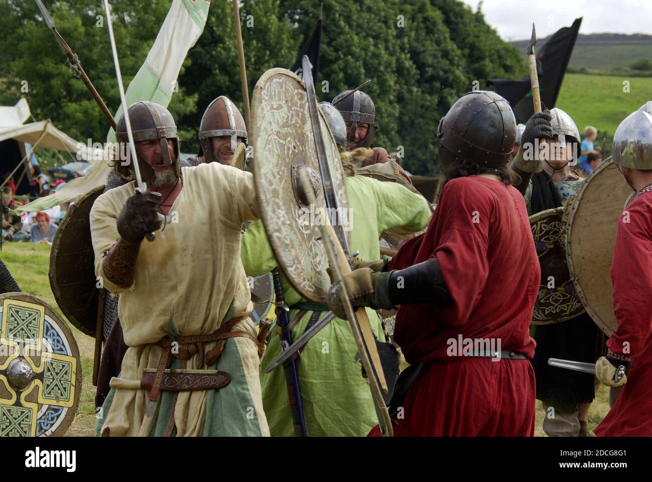 Viking shield wales hi-res stock photography and images - Alamy