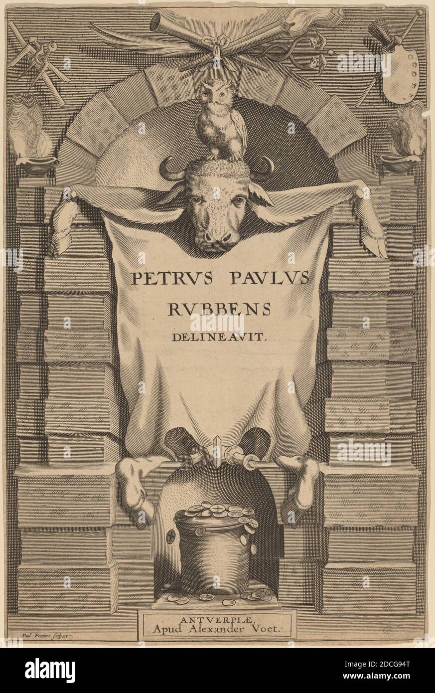 Paulus Pontius, (artist), Flemish, 1603 - 1658, Sir Peter Paul Rubens ...