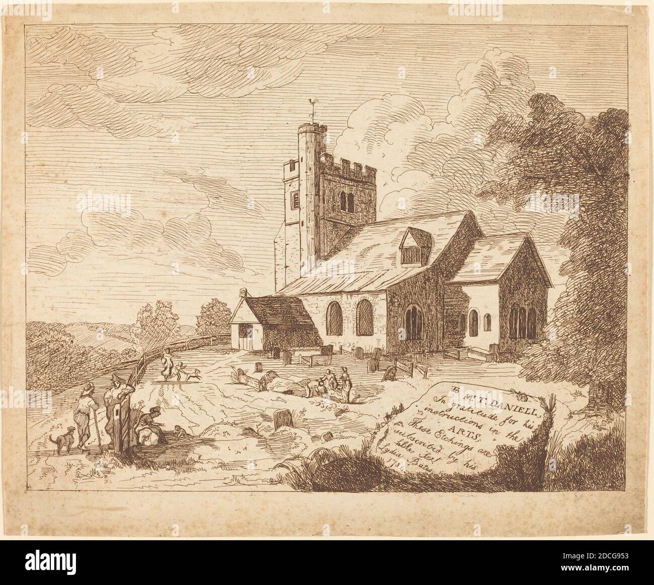 Lydia Bates, (artist), British, active 1784, Title Page, 1784, etching ...