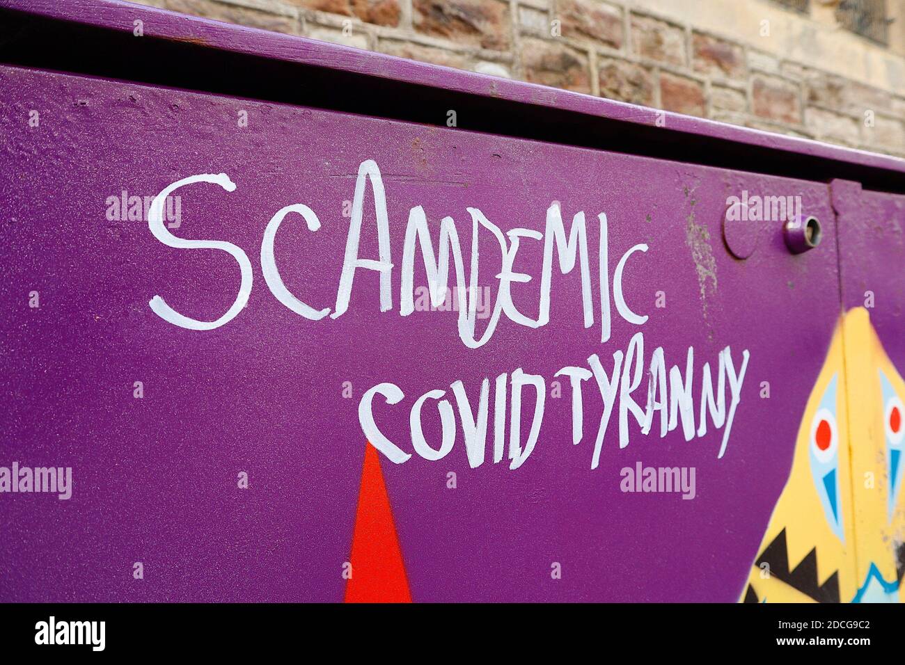 Anti lockdown slogan hi-res stock photography and images - Alamy