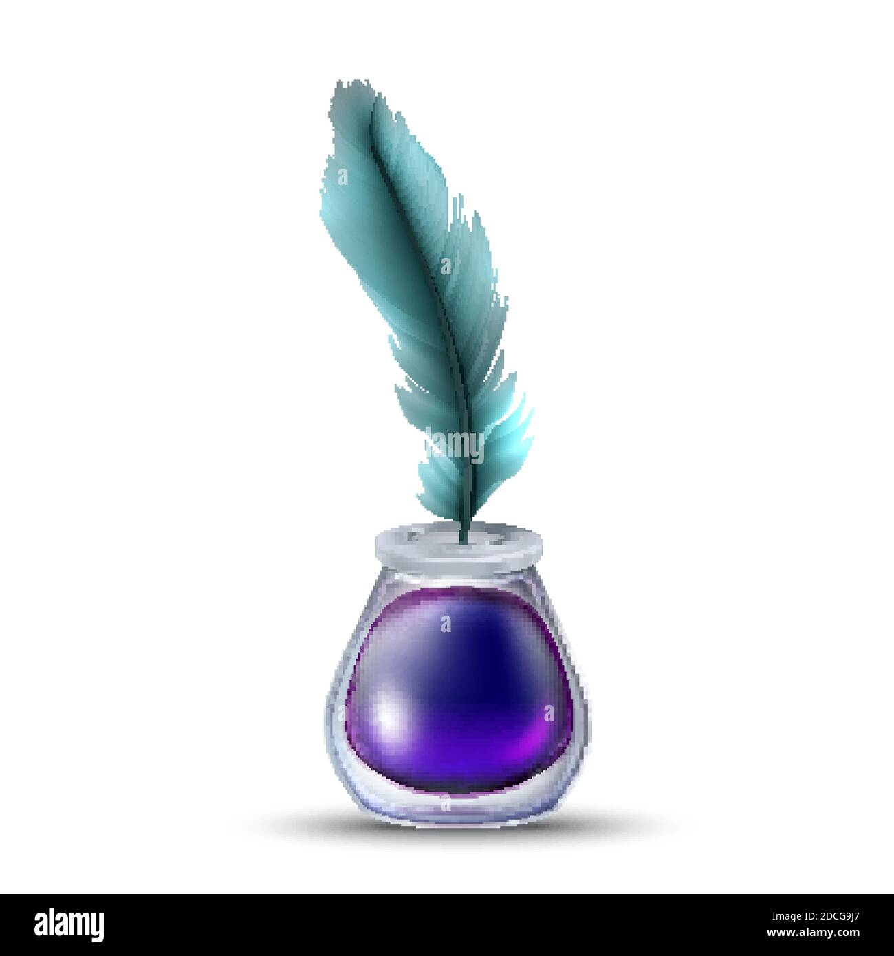 Ink well historic Stock Vector Images - Alamy