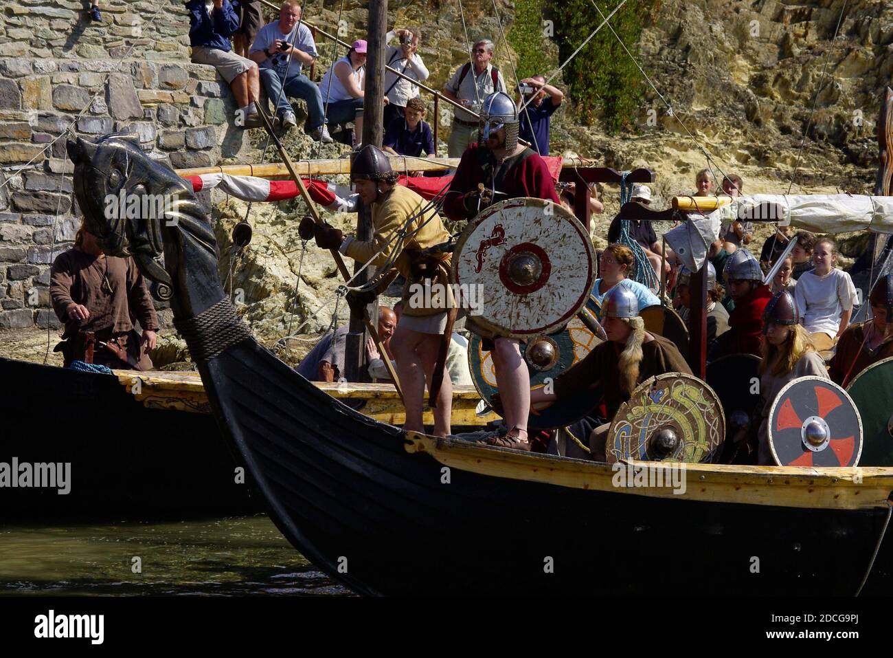 Amlwch Viking Festival Stock Photo - Alamy