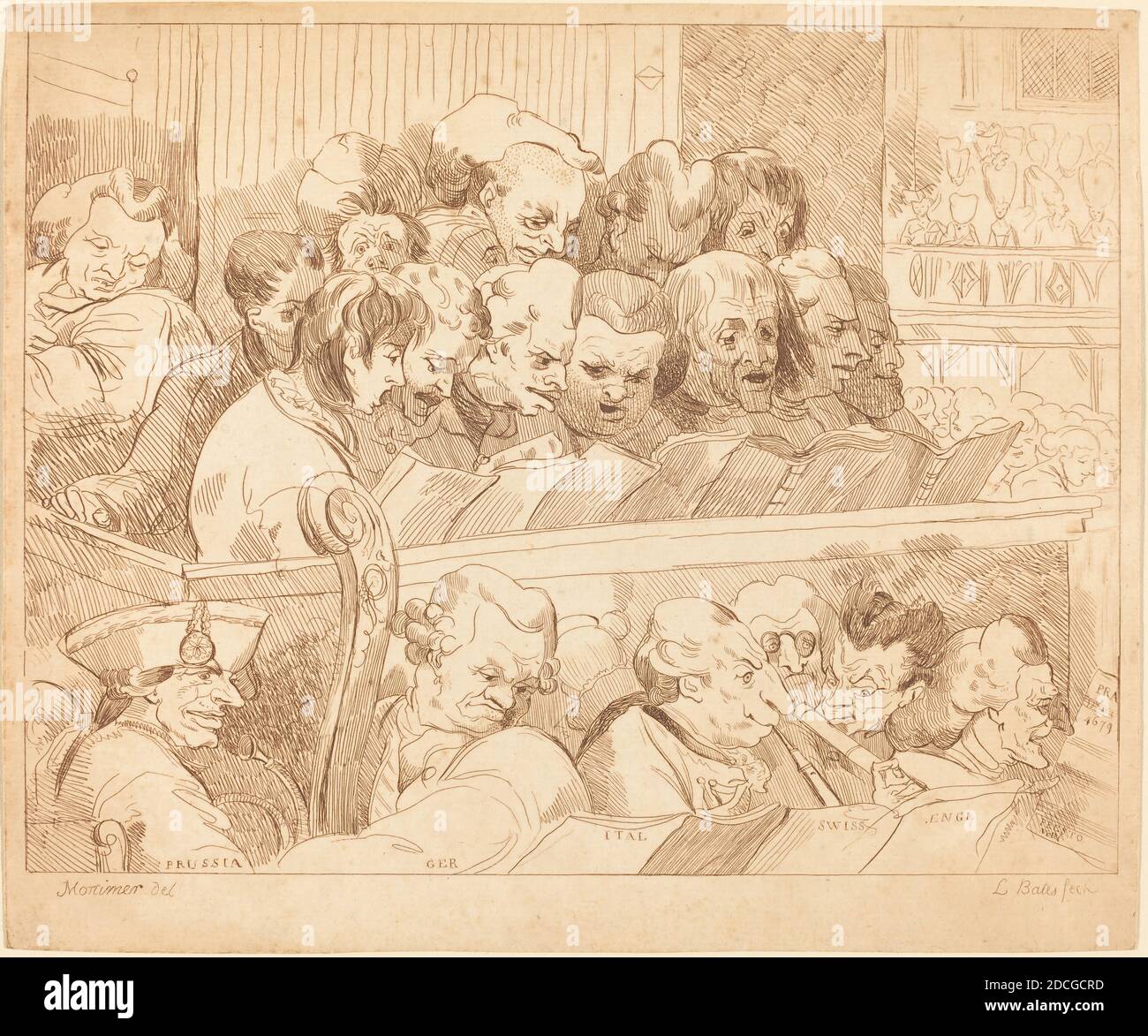 Lydia Bates, (artist), British, active 1784, A Choral Band, c. 1784 ...