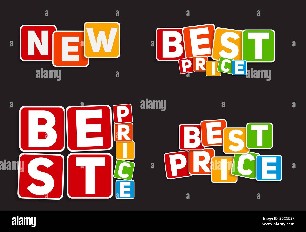 New, Best Price Sign Template Illustration Stock Photo - Alamy