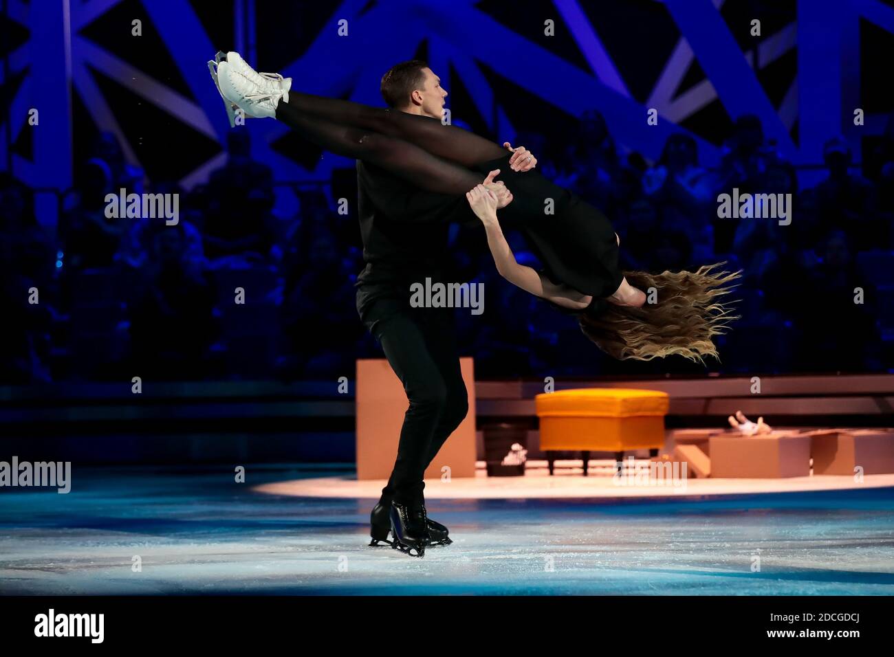 November 21, 2020. Moscow, Russia, TV show 'Ice Age' for First chanel. In picture: Olga Buzova ...