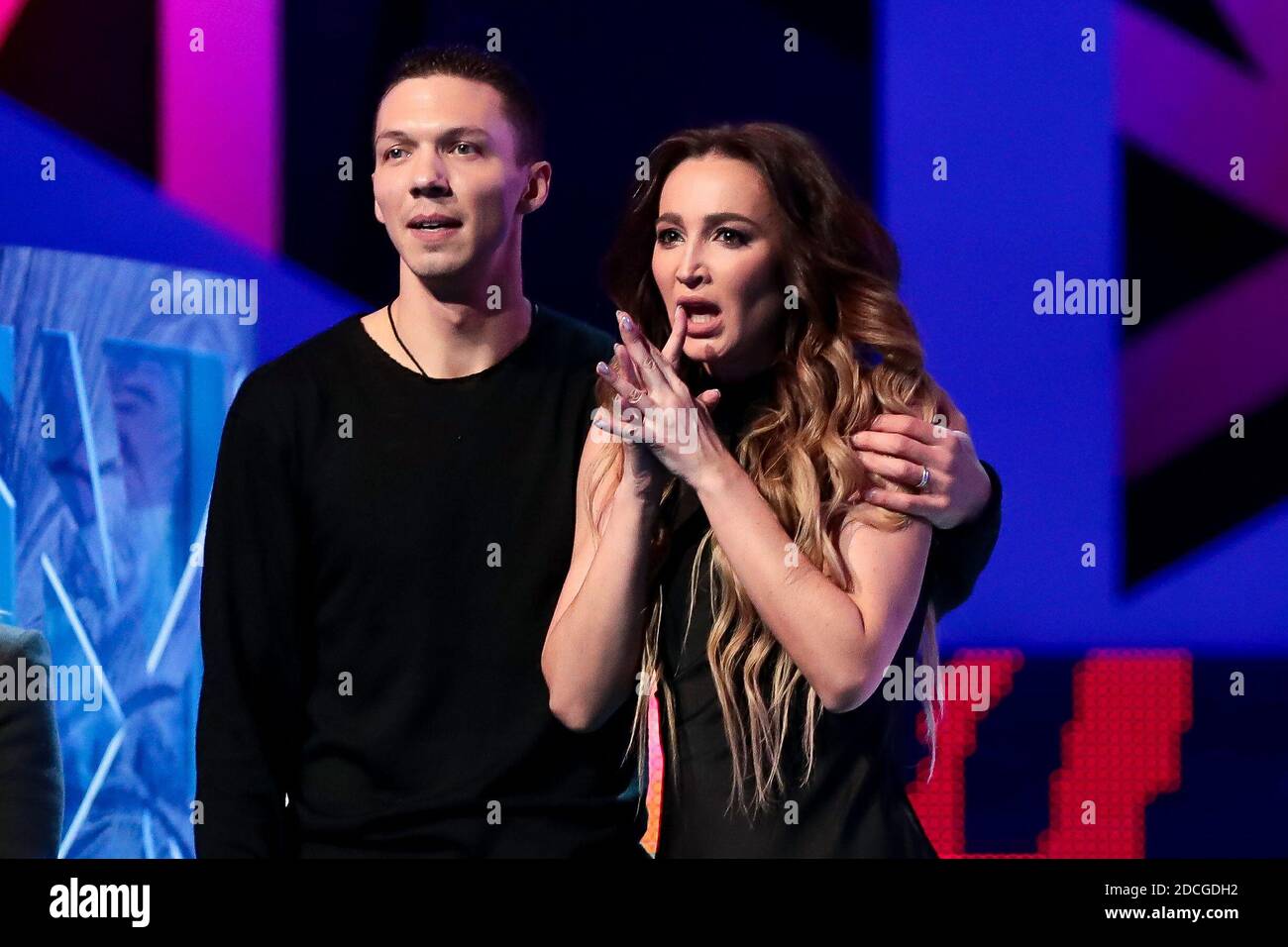 November 21, 2020. Moscow, Russia, TV show 'Ice Age' for First chanel. In picture: Olga Buzova ...