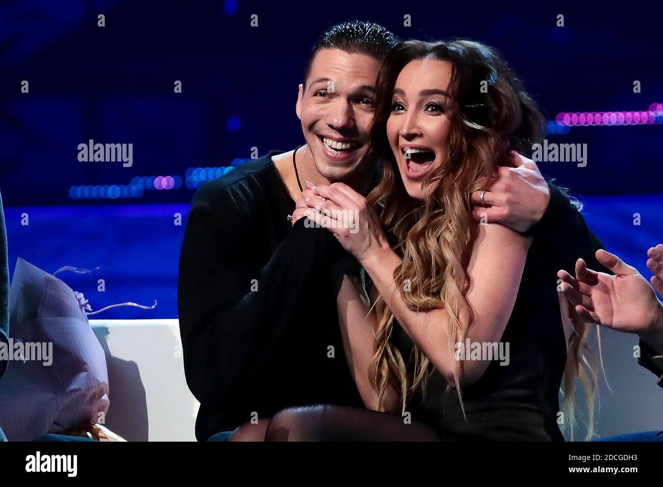 November 21, 2020. Moscow, Russia, TV show 'Ice Age' for First chanel. In picture: Olga Buzova ...