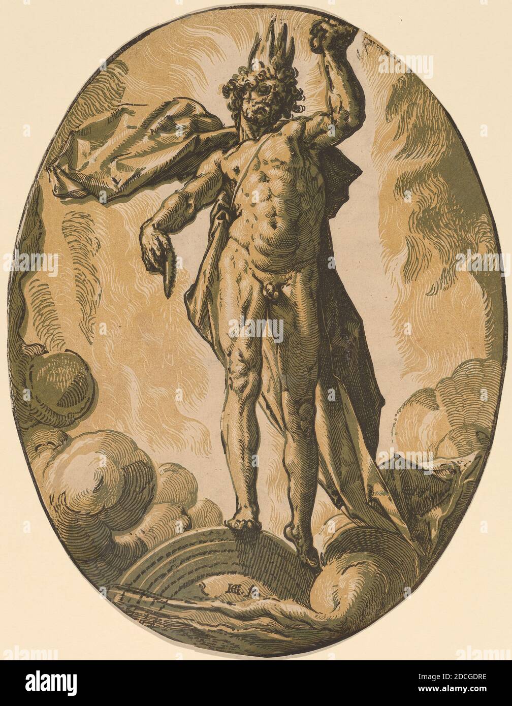 Hendrick Goltzius, (artist), Dutch, 1558 - 1617, Aether, Gods and ...