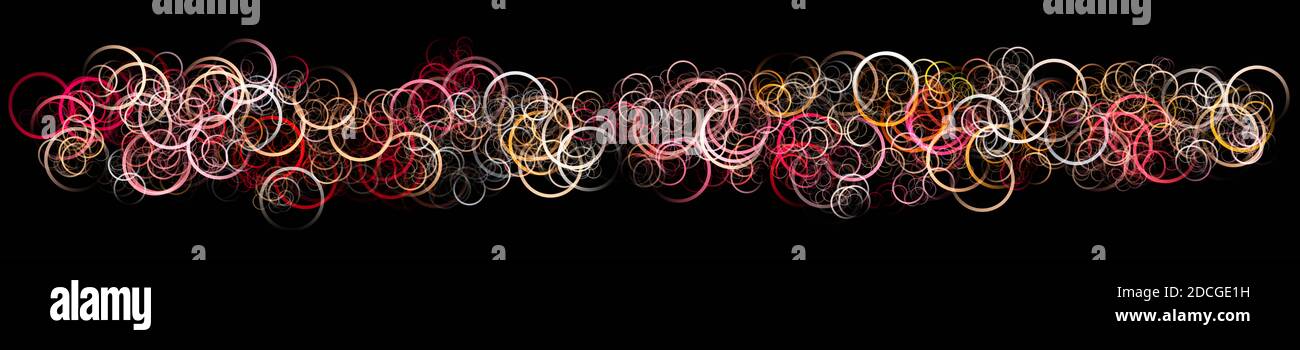 Fantastic circle panorama background design illustration Stock Photo ...