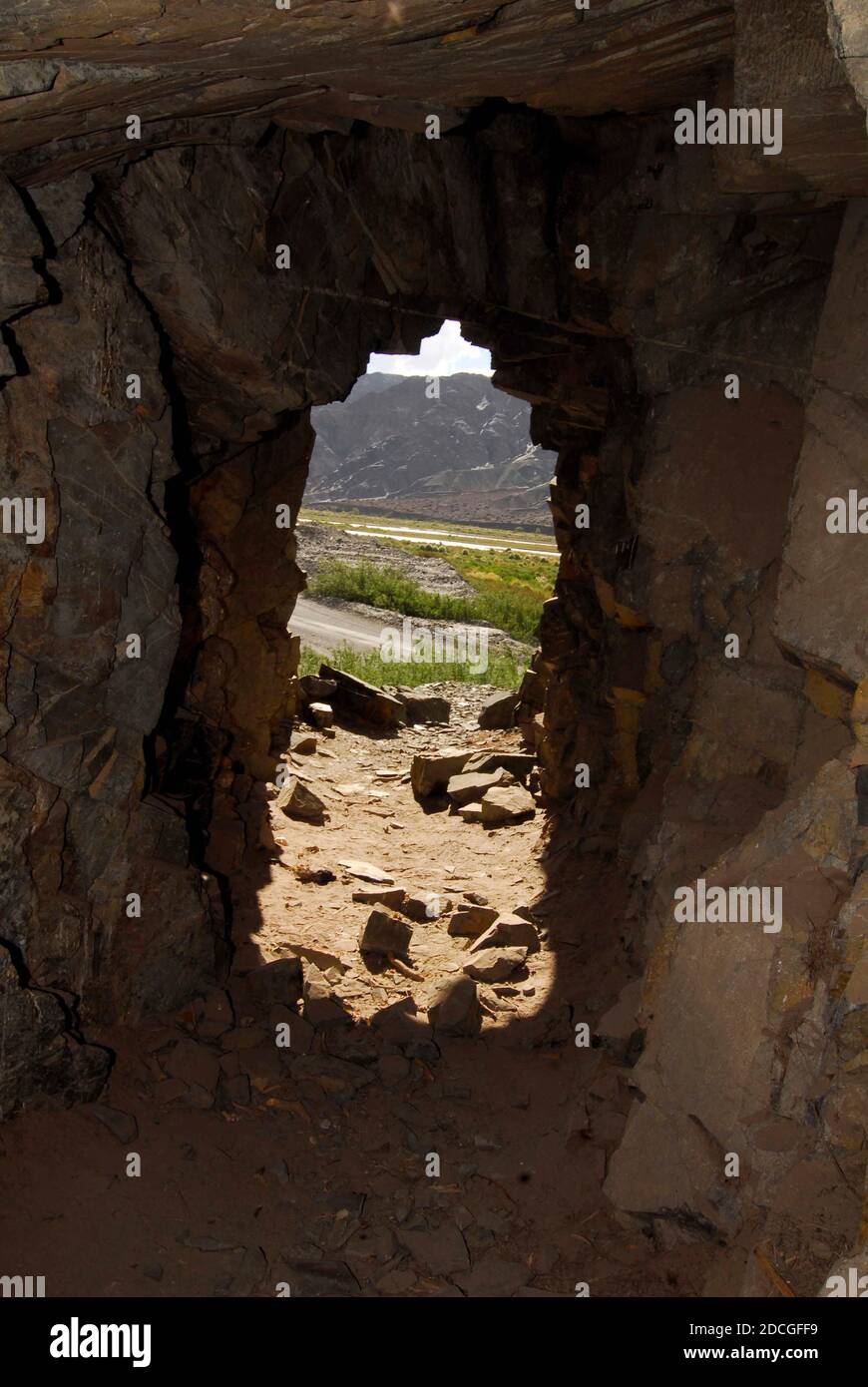 tunnel vision as a symbol for human fear and anxiety Stock Photo - Alamy