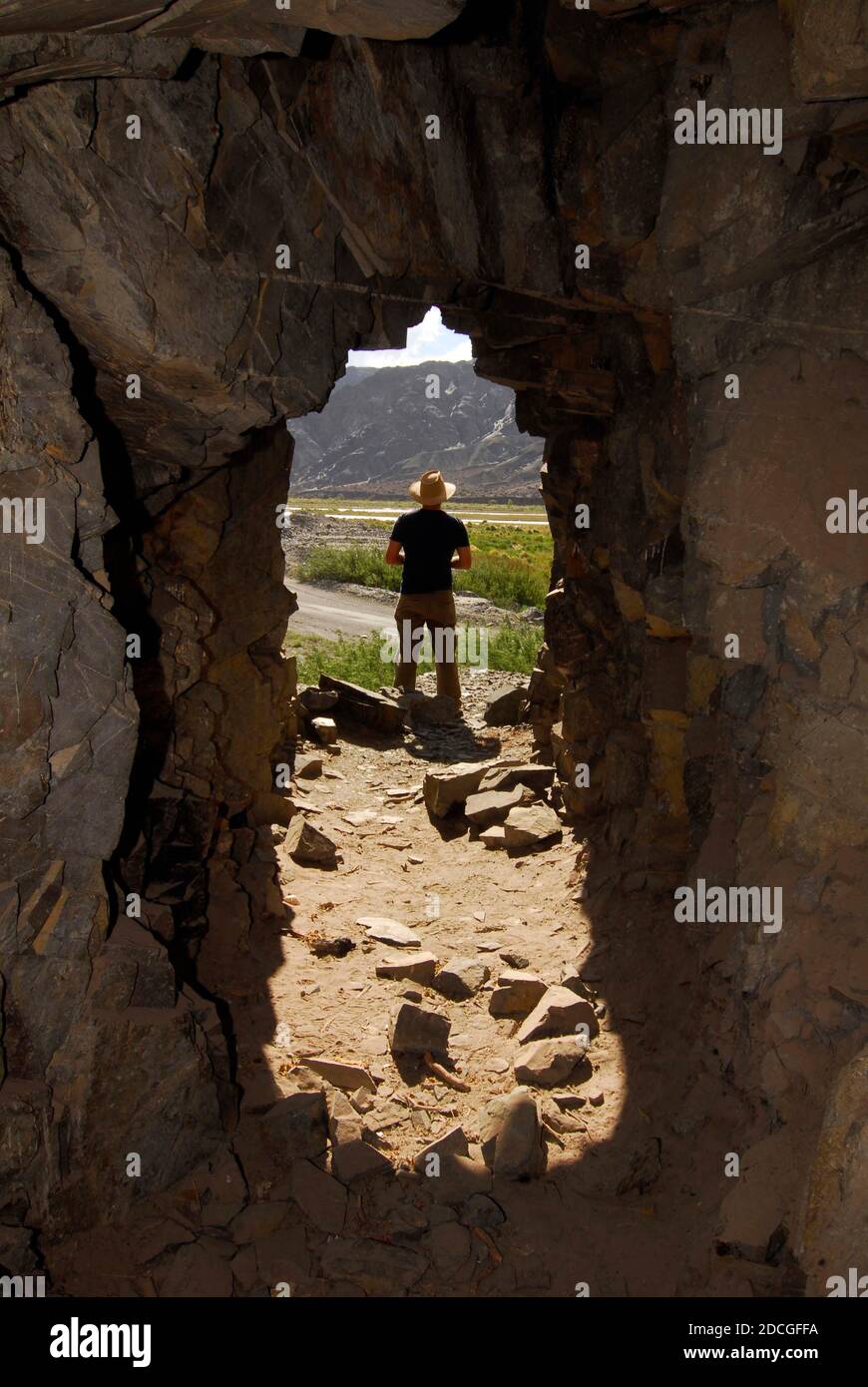 tunnel vision as a symbol for human fear and anxiety Stock Photo - Alamy