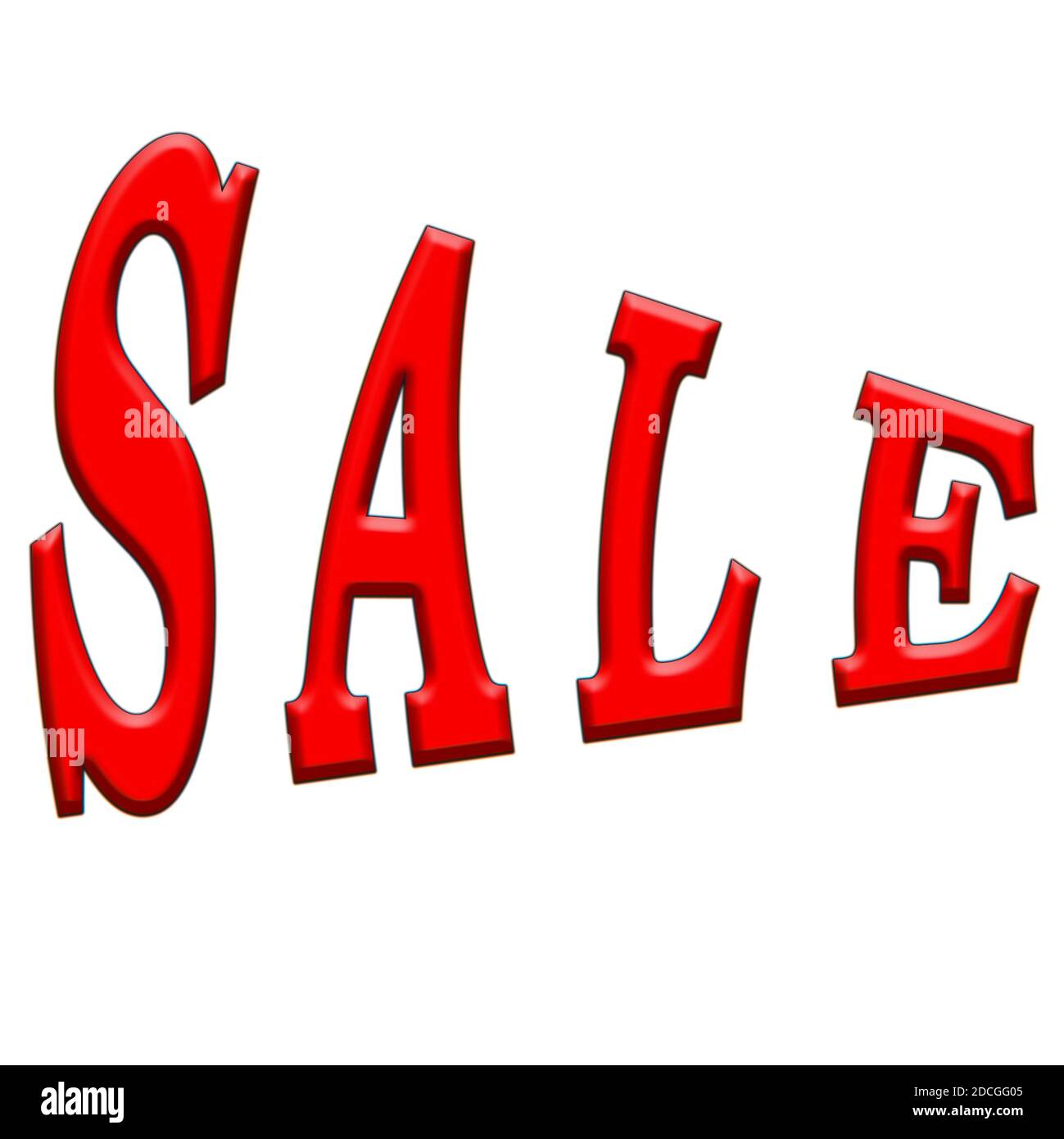 Sale lettering on white background. Sale sign Stock Photo - Alamy