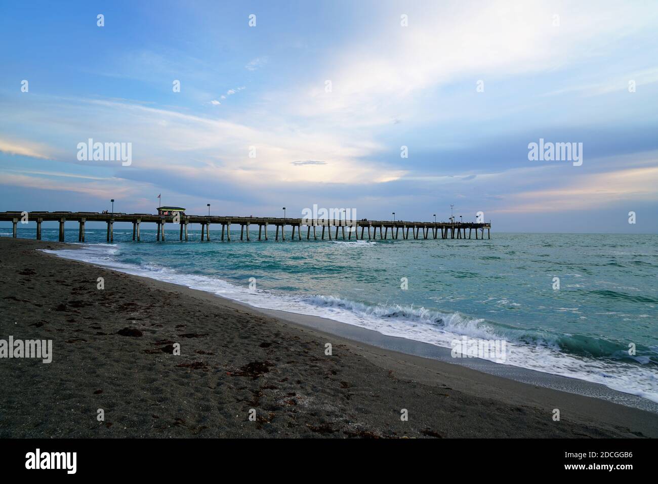 The pier in Venice Florida is great for catching sunsets and just ...