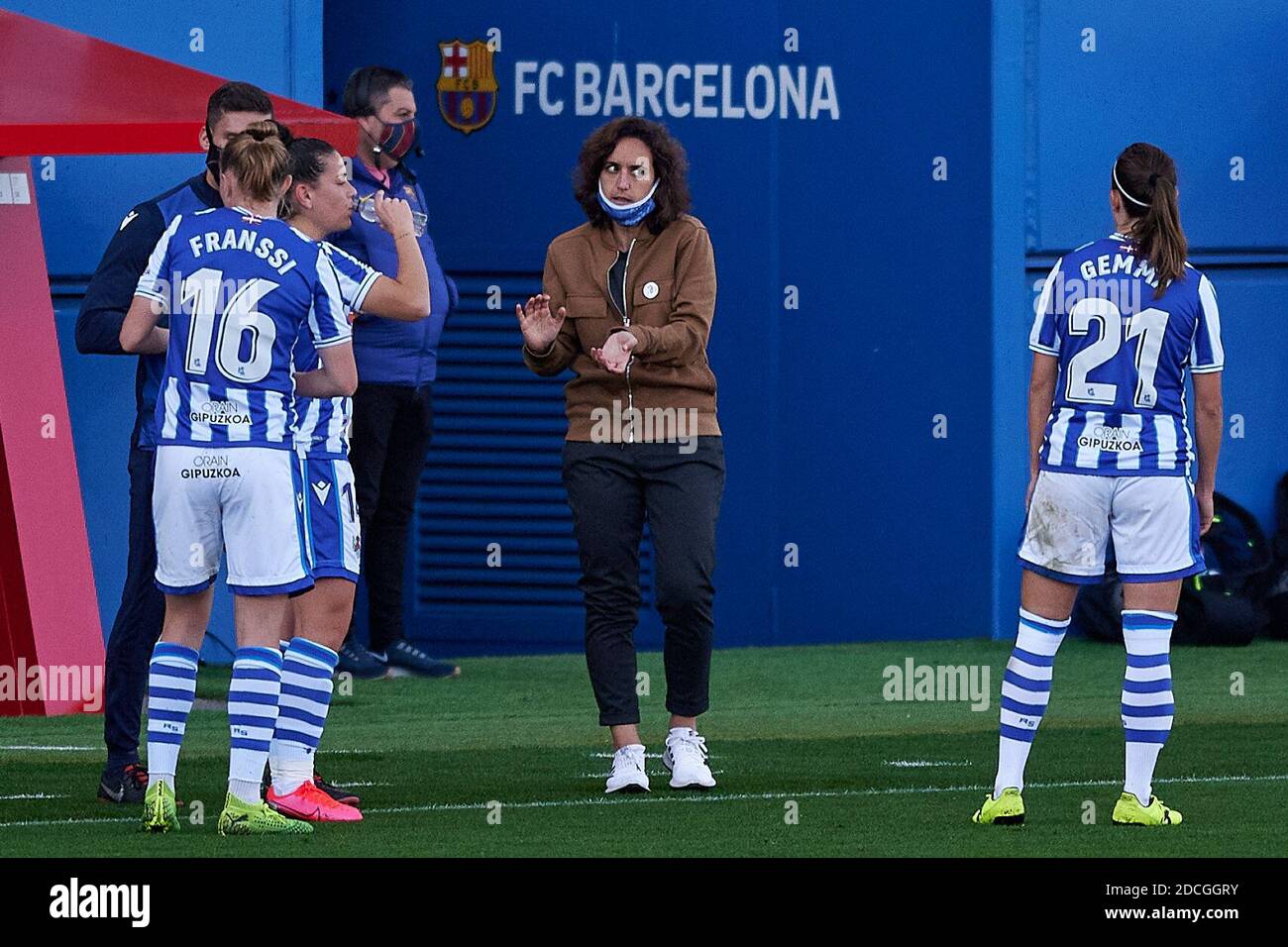 Barcelona, Spain. 21st Nov, 2020. Natalia Arroyo of Real Sociedad ...